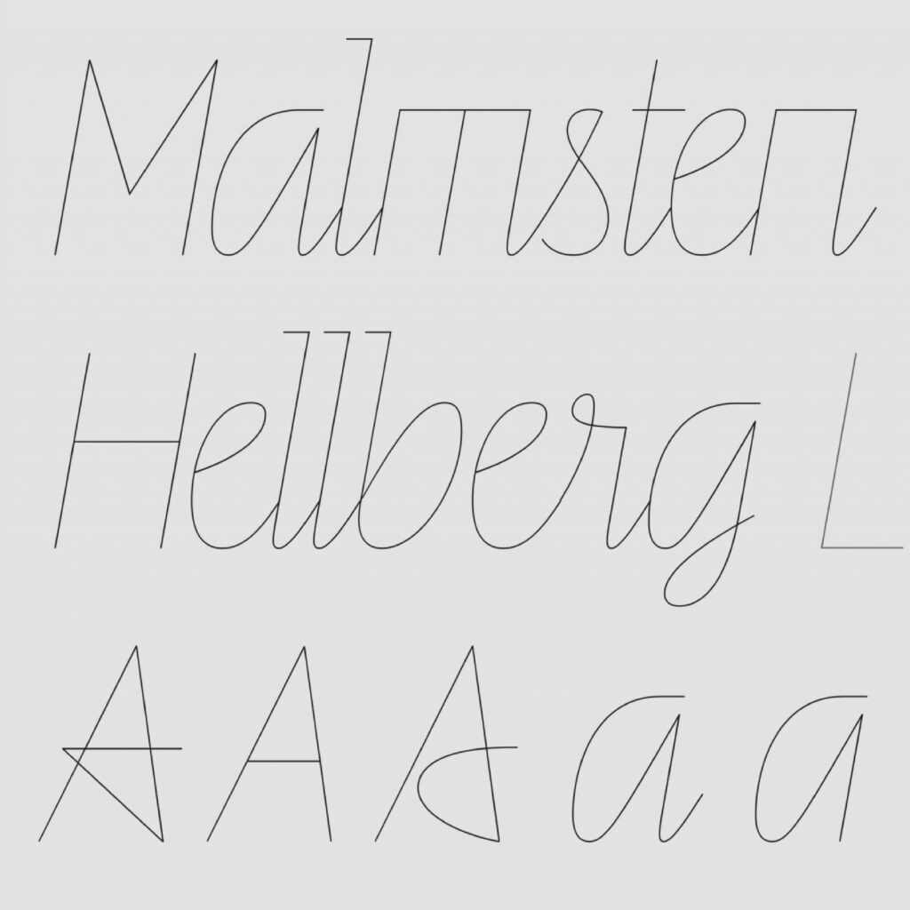 Ten years ago, a unique script typeface, Line, was designed by Göran ...